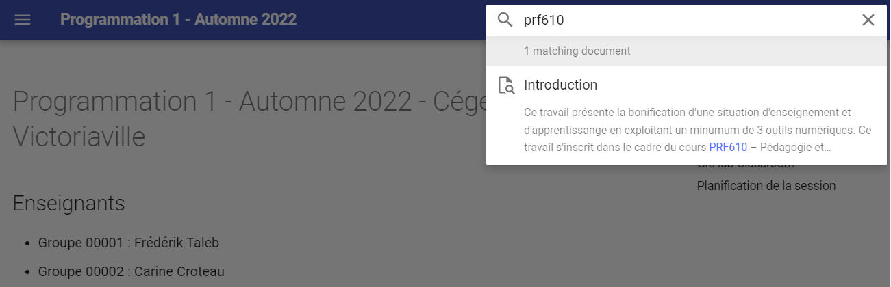 Projet d’amélioration d’une situation d’enseignement et d’apprentissage en exploitant divers ...